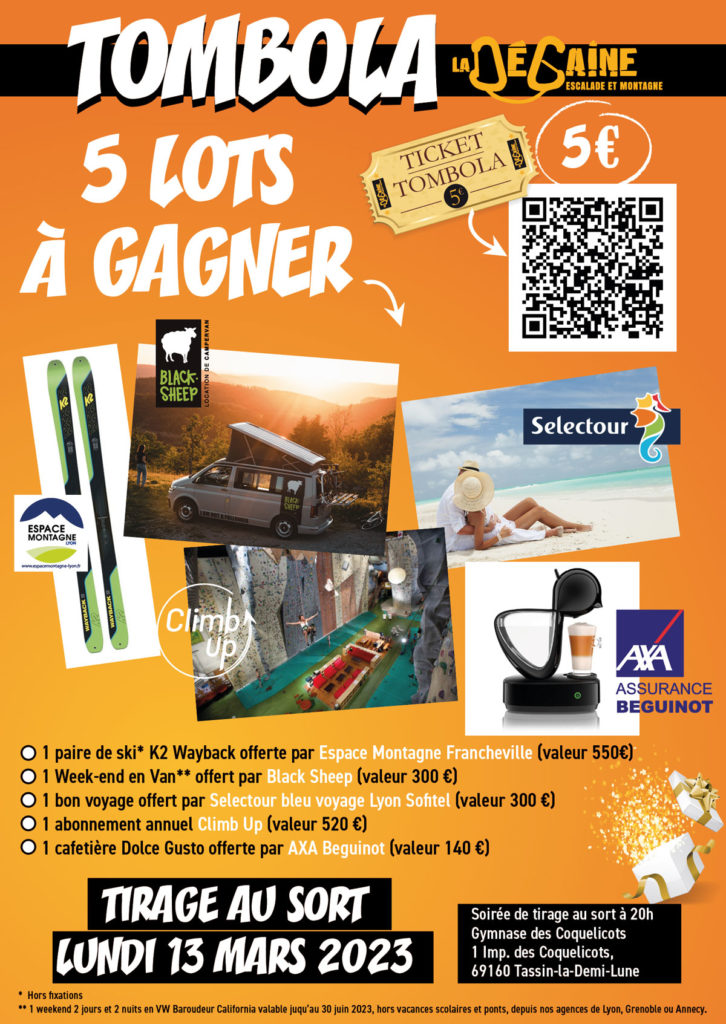 Tombola LA DEGAINE - LA DEGAINE